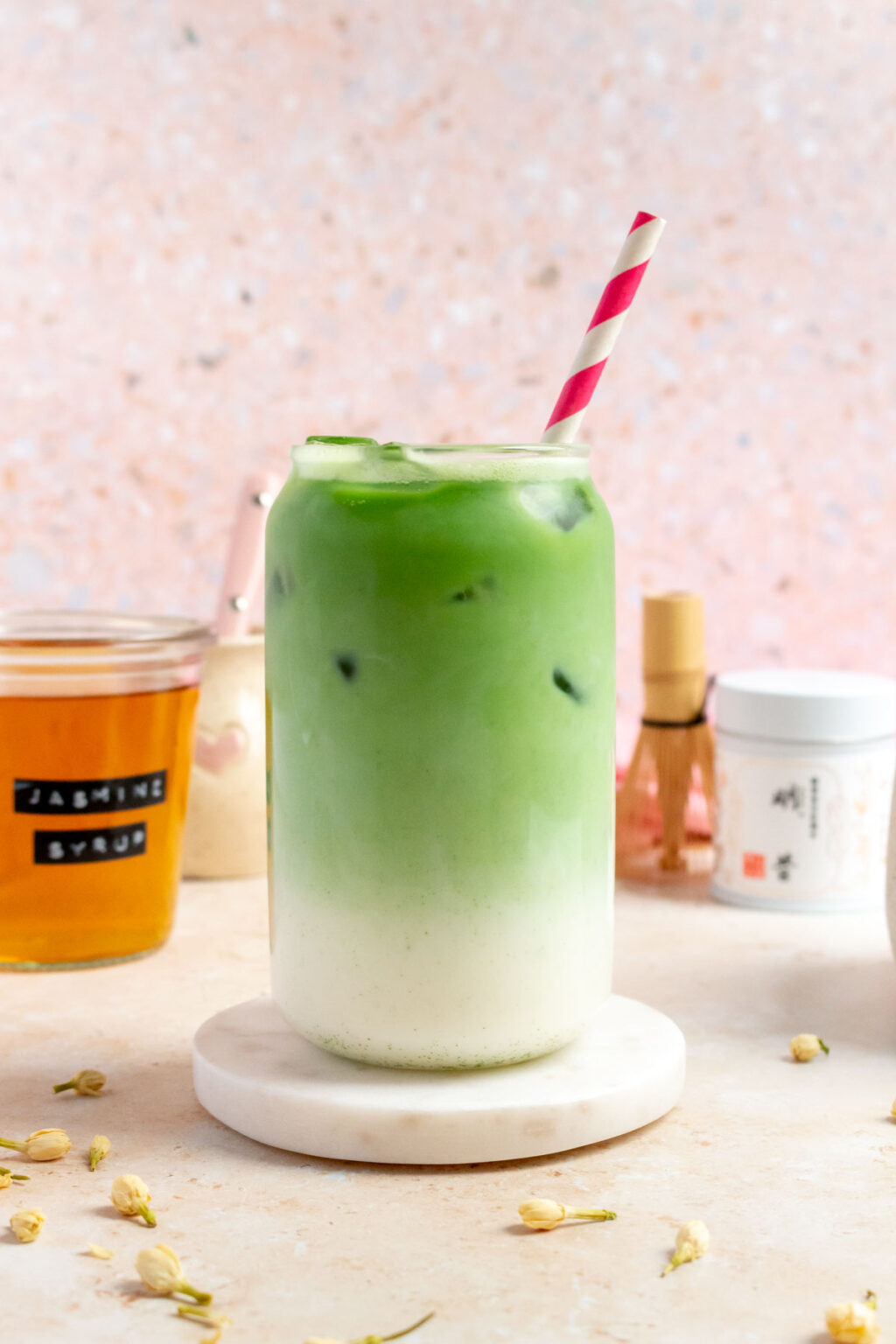Jasmine Matcha Latte - Carmy - Easy Healthy-ish Recipes