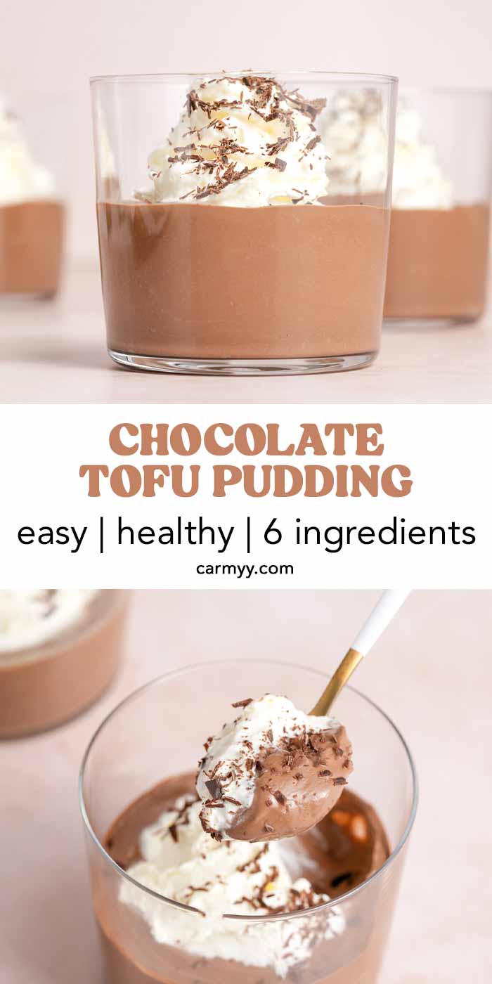 Chocolate Tofu Pudding - Carmy - Easy Healthy-ish Recipes